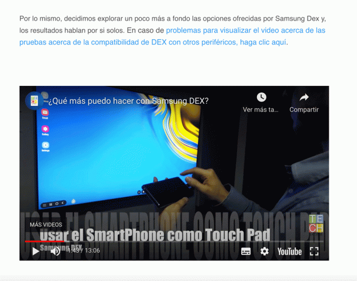 Video de YouTube cargando normalmente | Techcetera