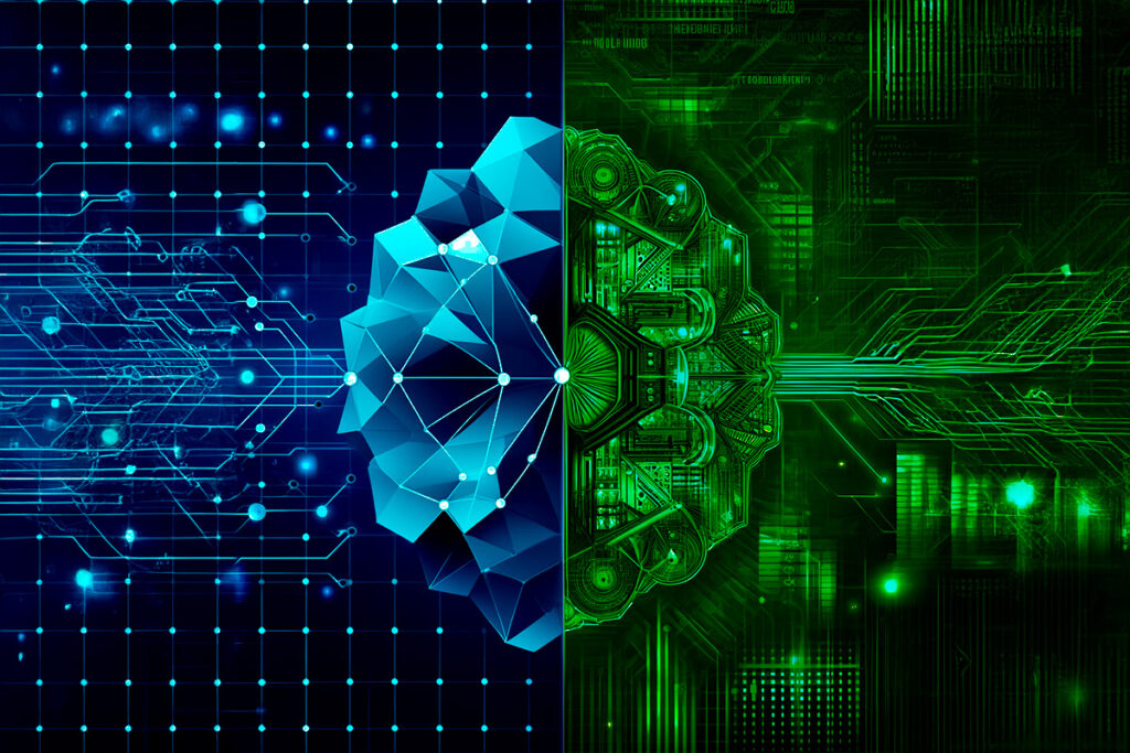 Representación esquematica de Transformers vs Redes Neuronales | Techcetera